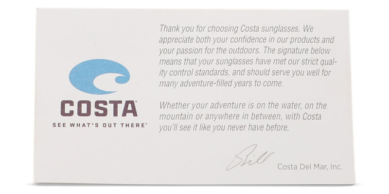 Costa Del Mar 6S9104 Lido Polarized 910419 Square Matte Smoke Brown ...