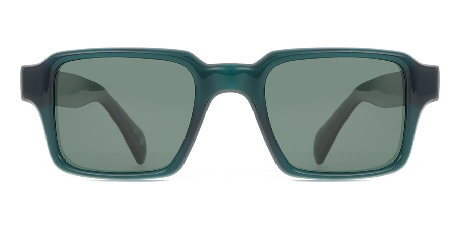 LMNT Lagoon 94725S C4 Square Transparent Green Sunglasses ...
